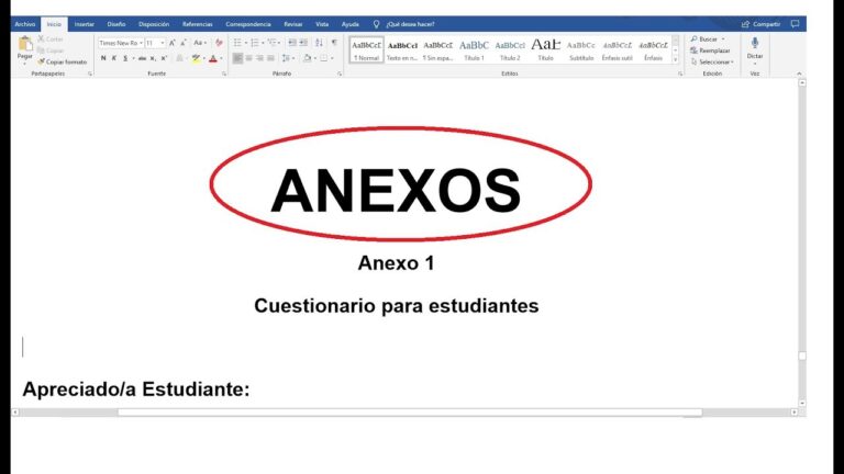 Ejemplo de Anexos: Guía Completa para Elaborarlos Efectivamente - planetalibro.es - Blog Informativo