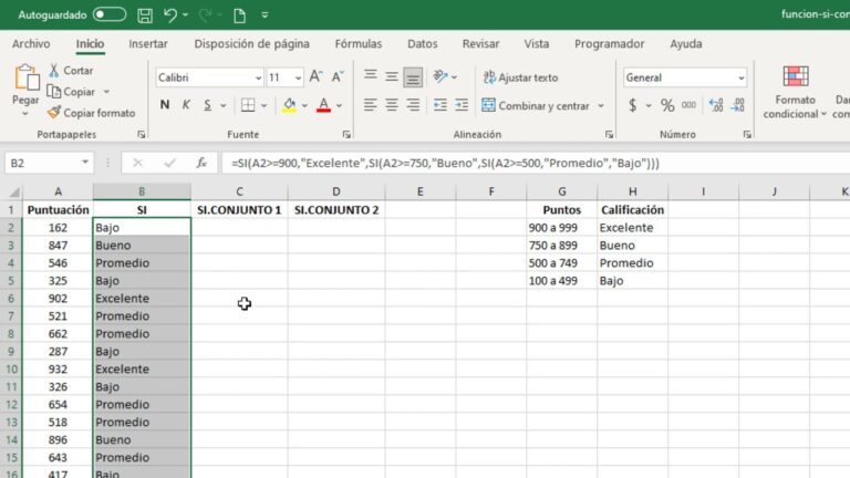 Cómo Utilizar la Fórmula SI Conjunto en Excel: Guía Paso a Paso ...