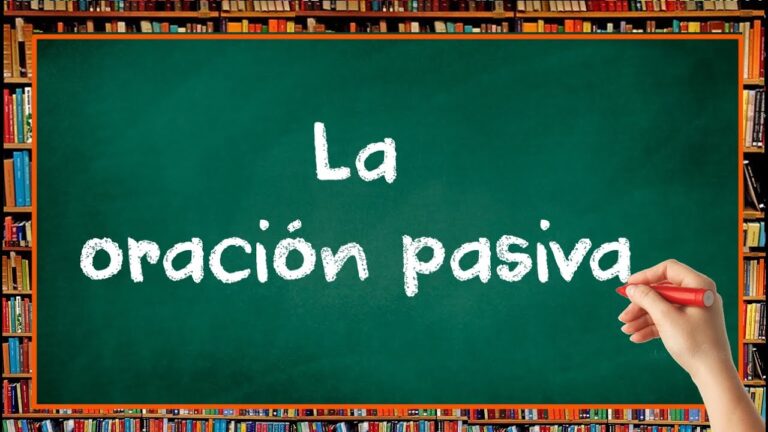 Todo lo que Necesitas Saber sobre la Oración Pasiva Perífrastica ...