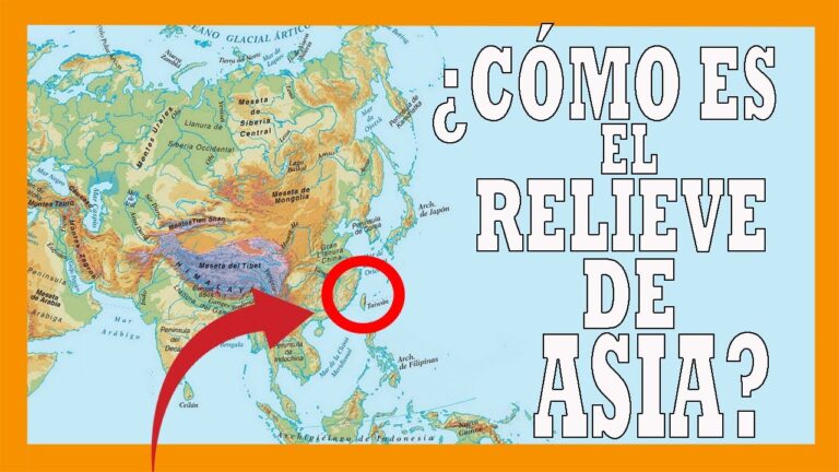 Descarga el Completo Mapa Físico de Asia: Guía Visual y Recursos ...