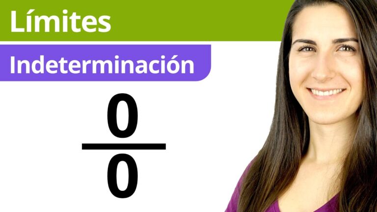 Entendiendo los Límites e Indeterminaciones 0/0: Guía Completa para ...
